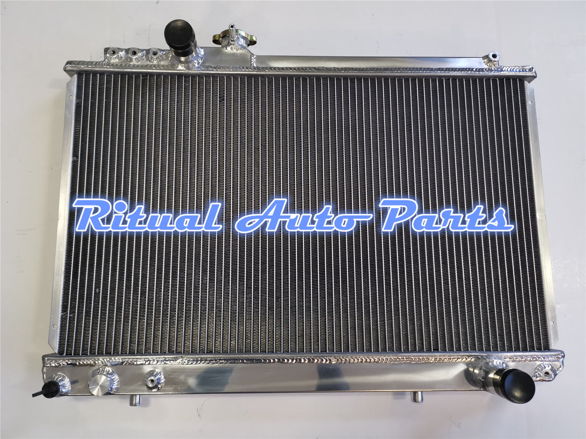 ALUMINUM ALLOY RADIATOR TOYOTA SUPRA MK3 JZA70 1JZ-GTE TWIN-TURBO 2.5L ...
